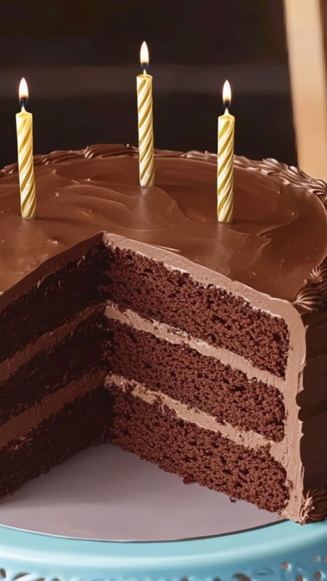 Big Chocolate Birthday Cake | Well Cooked Meal