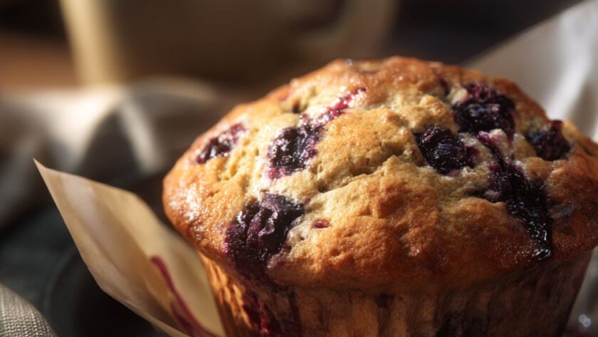 Low-Fat Berry Muffin Recipe | Well Cooked Meal