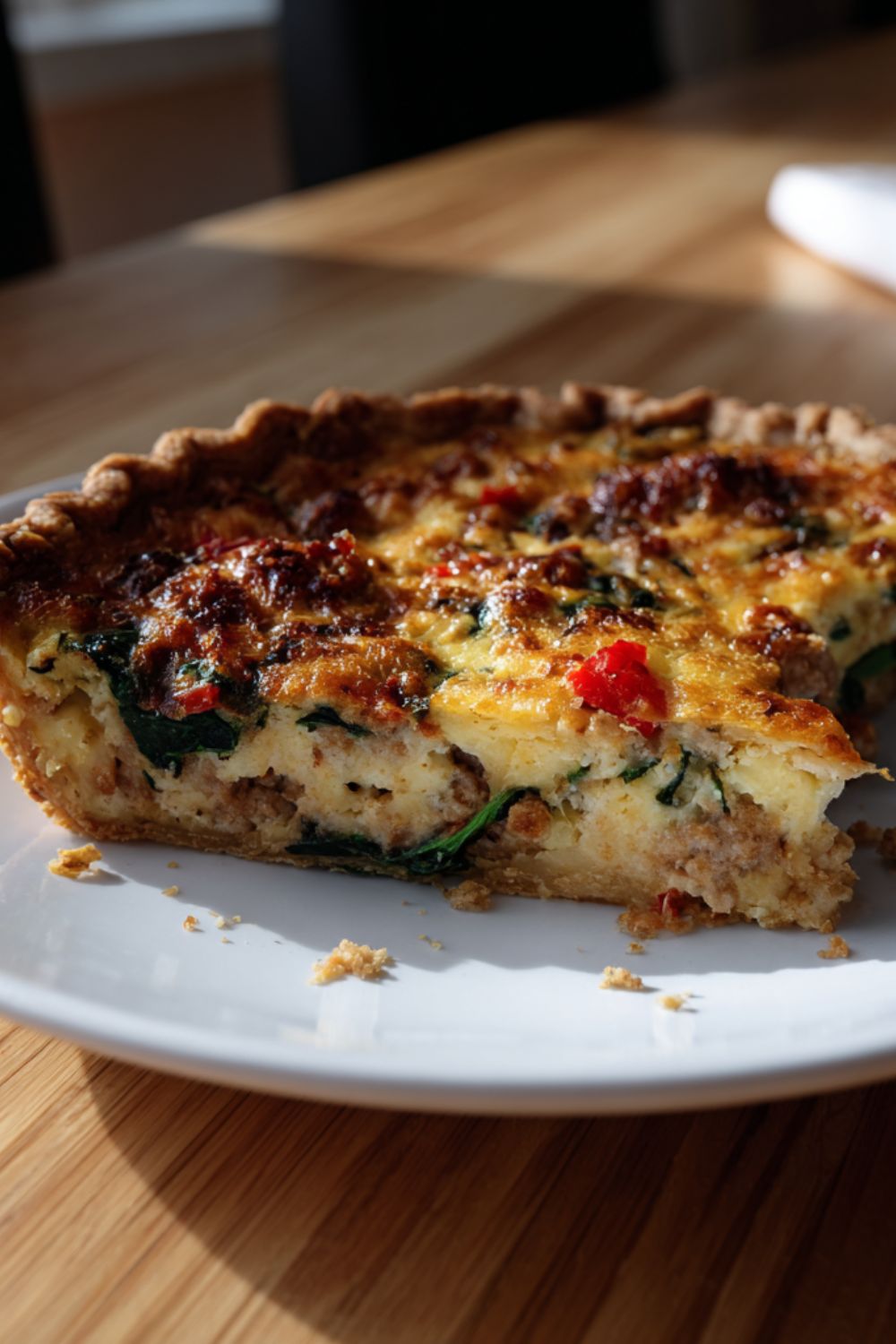 Low Fat Breakfast Quiche Recipe | Well Cooked Meal