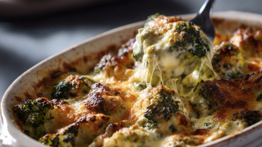 Low-Fat Broccoli and Cheese Casserole Recipe | Well Cooked Meal