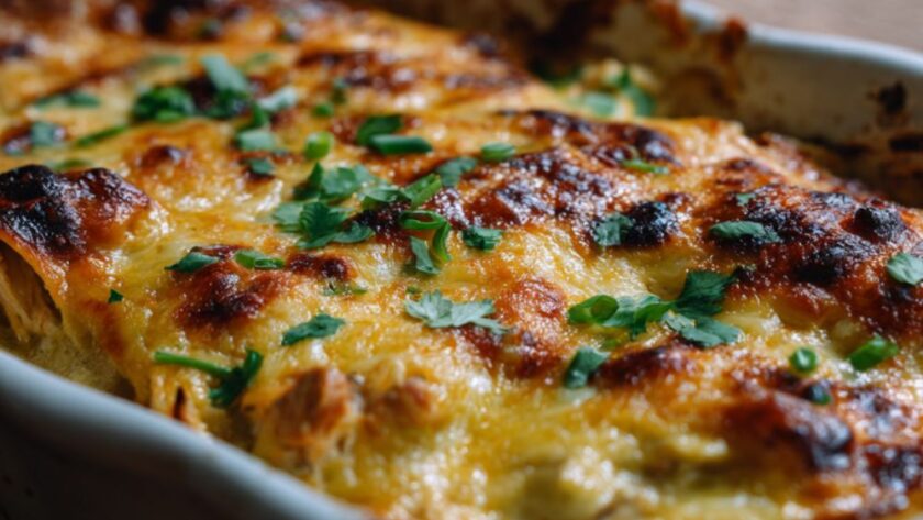 Low-Fat Chicken Enchilada Casserole Recipe | Well Cooked Meal