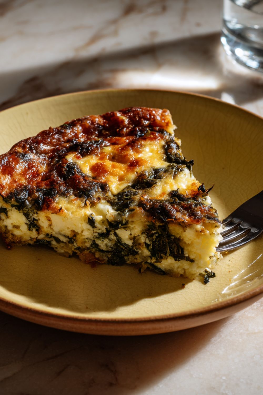 Low Fat Crustless Spinach Quiche Recipe | Well Cooked Meal