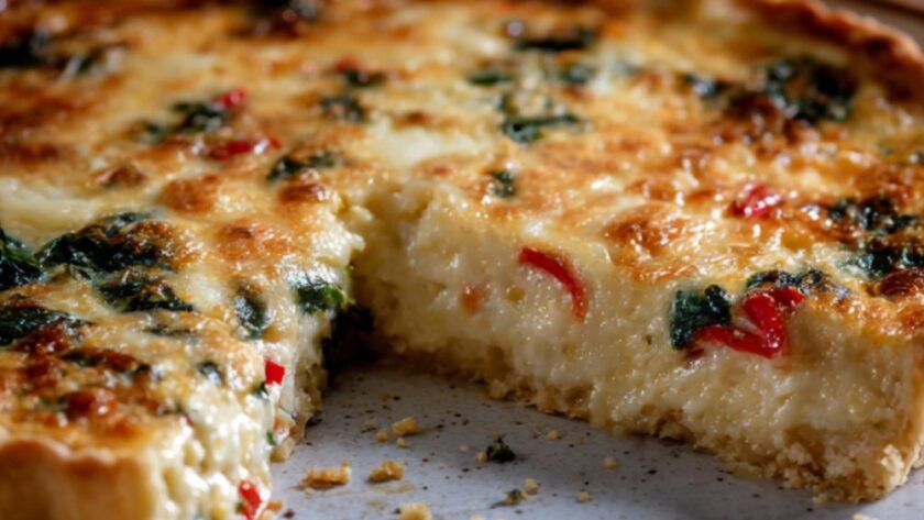 Low-Fat Egg White Quiche Recipe | Well Cooked Meal