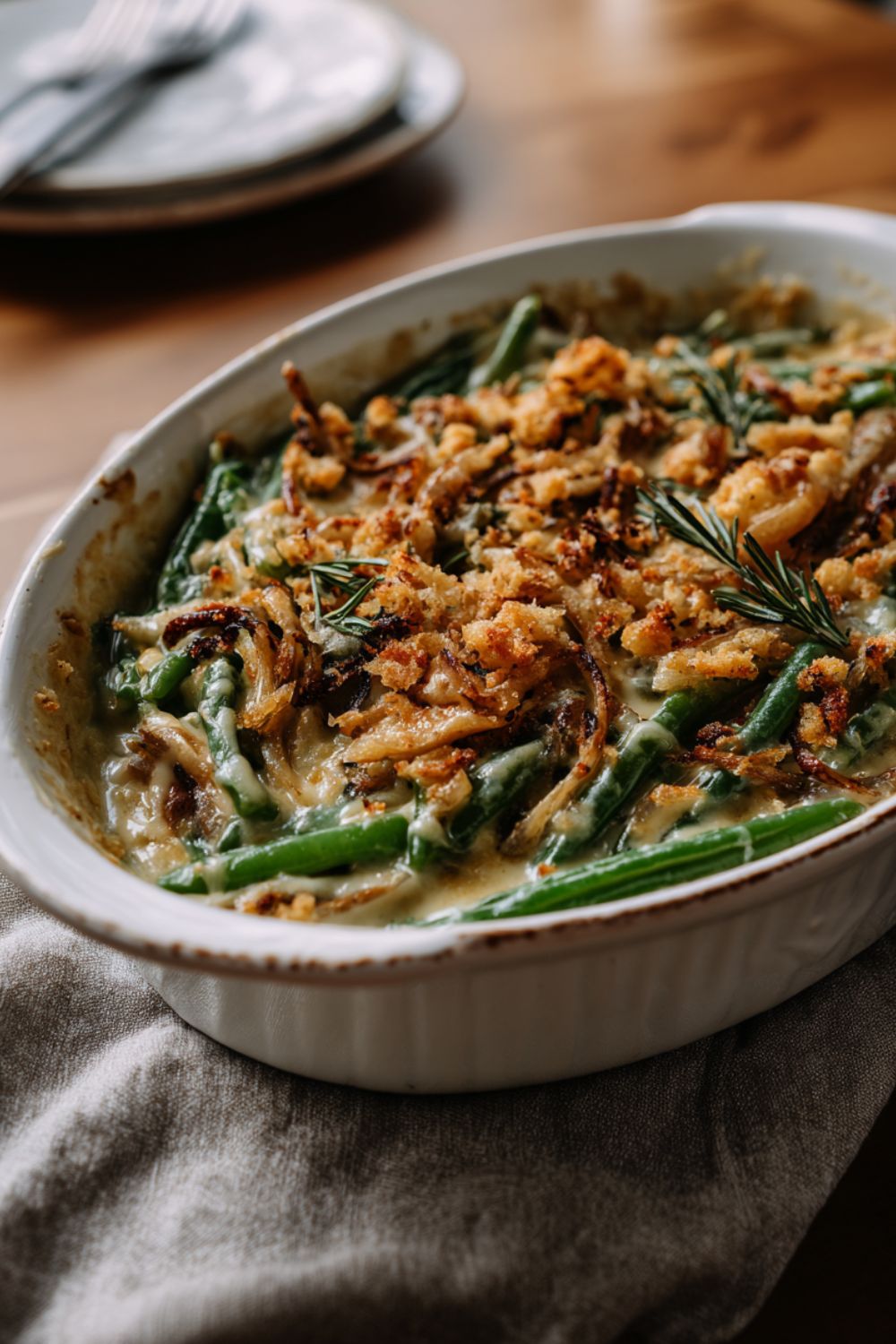 Low Fat Green Bean Casserole Recipe | Well Cooked Meal
