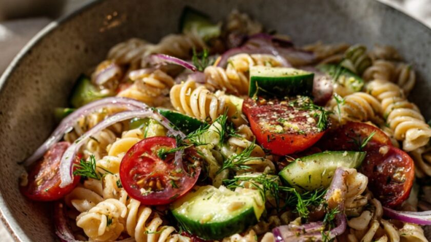 Low-Fat Pasta Salad Recipe | Well Cooked Meal