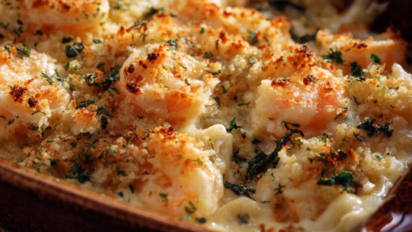 Low-Fat Seafood Casserole Recipe | Well Cooked Meal