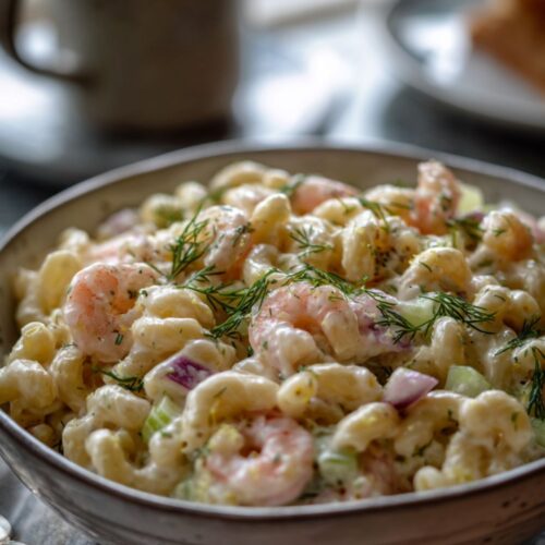 Low Fat Garlic Shrimp Pasta Recipe | Well Cooked Meal