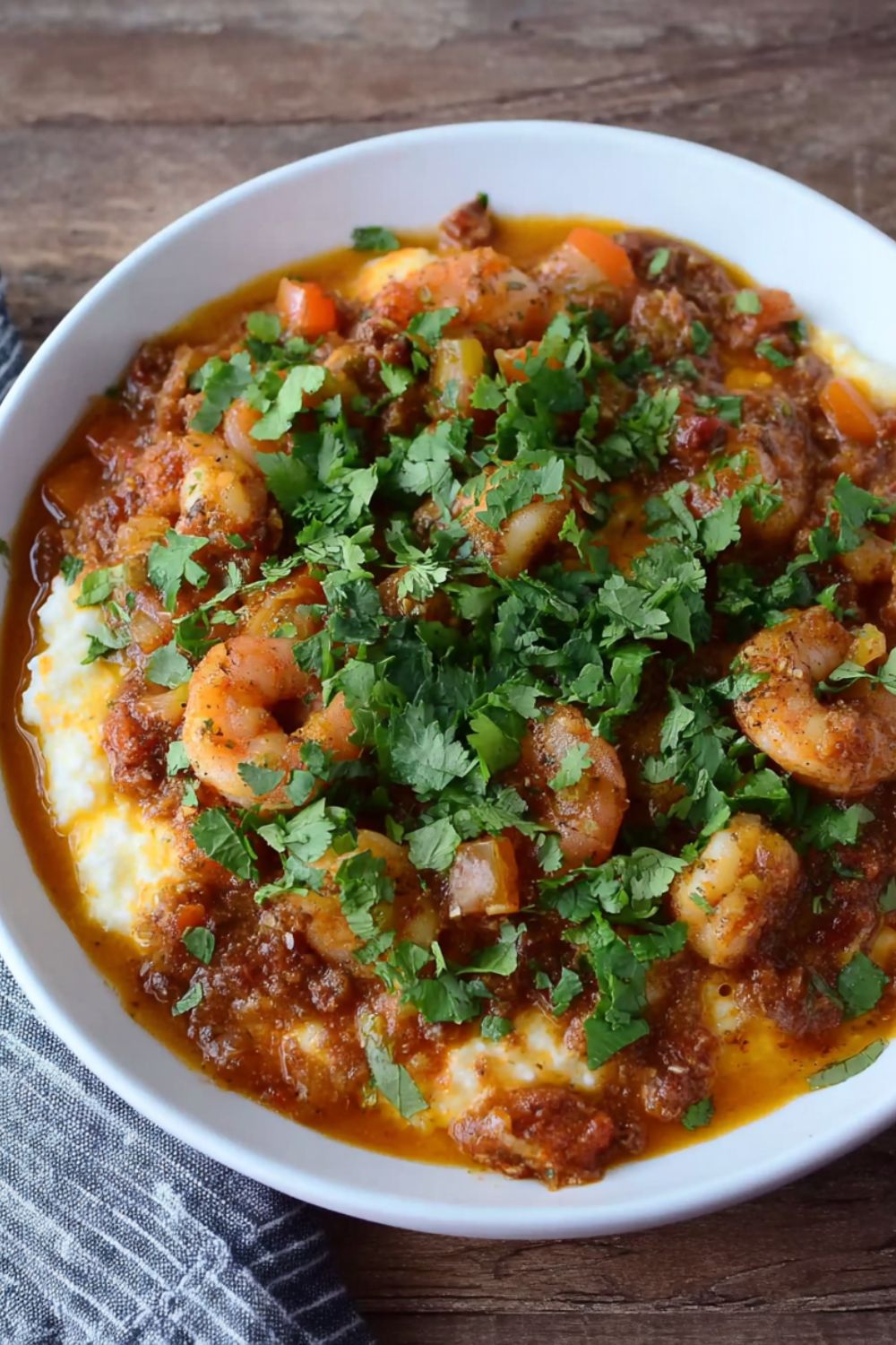 Tex-Mex Shrimp and Grits Recipe | Well Cooked Meal