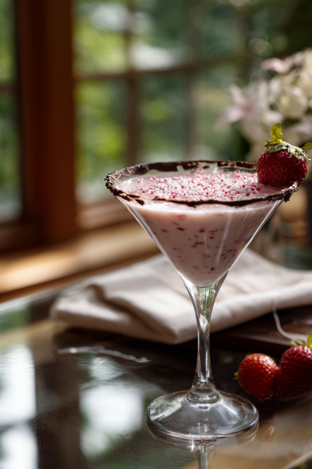 White Chocolate Strawberry Martini Recipe | Well Cooked Meal