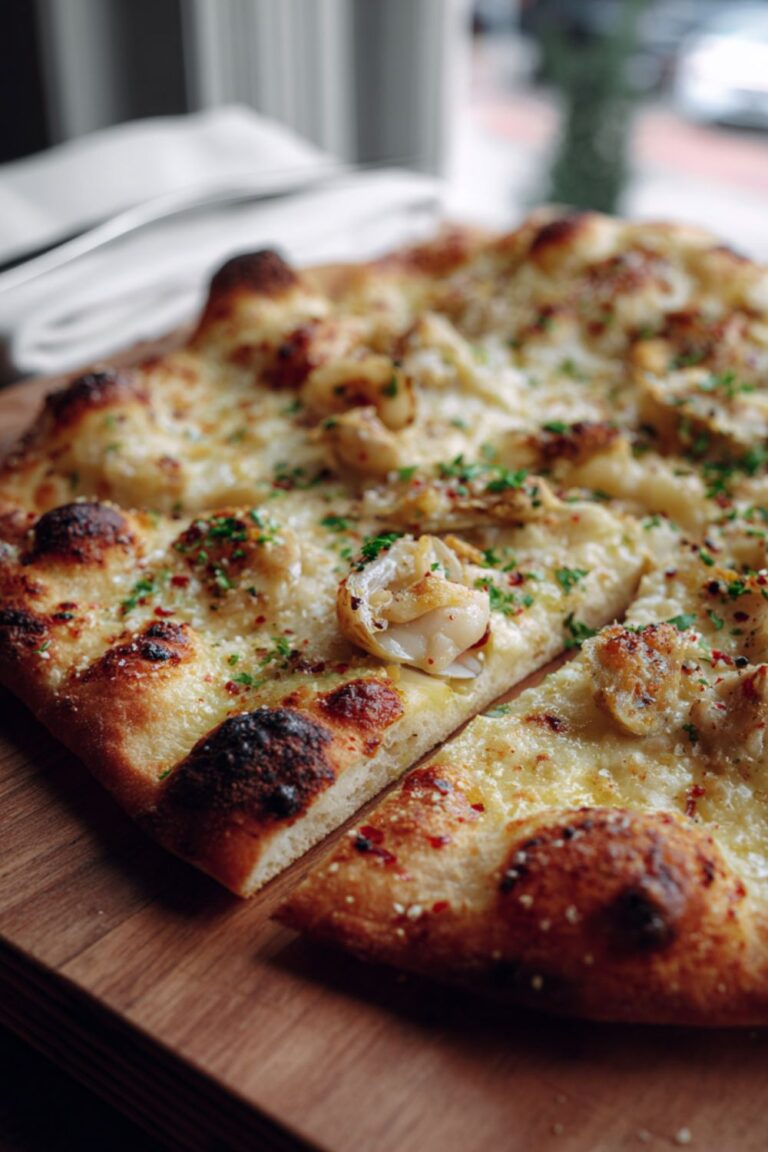 White Clam Pizza Recipe | Well Cooked Meal