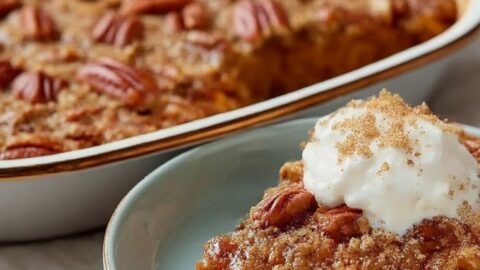 Dump Pumpkin Pie Recipe | Well Cooked Meal